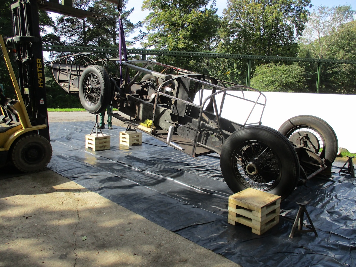 One engine is running! Segrave's Sunbeam 1000hp restoration takes a big ...